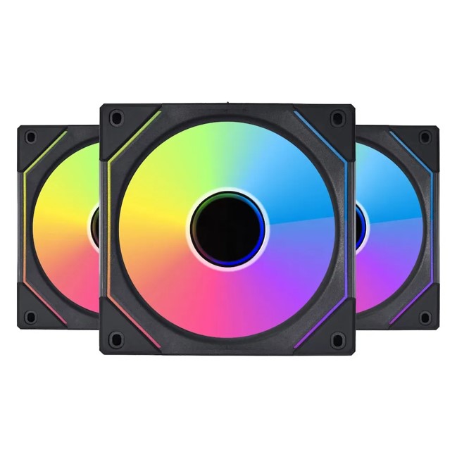 Pack x3 Fans Cooler Lian Li UNI FAN SL-INF120 Black ARGB