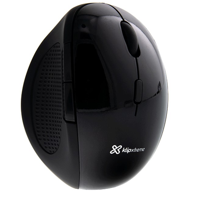 Mouse Inalámbrico Ergonómico Klip Xtreme Orbix 1600 DPI 6 Botones