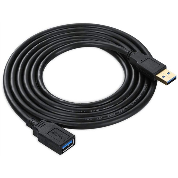 Cable Extensor USB 3.0 Macho a Hembra TrauTech De 3 Metros
