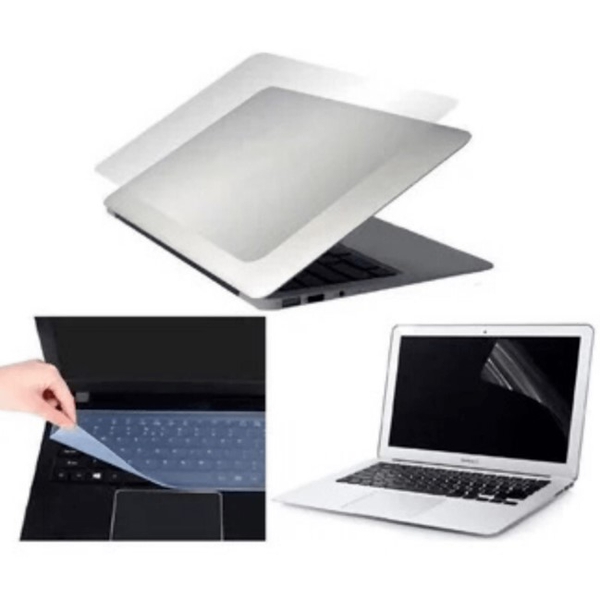 Protector 3 en 1 Para Laptops De 14" Trautech Transparente