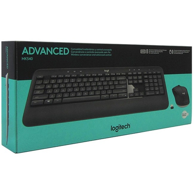 Kit Teclado y Mouse Inalámbrico Logitech MK540 Español