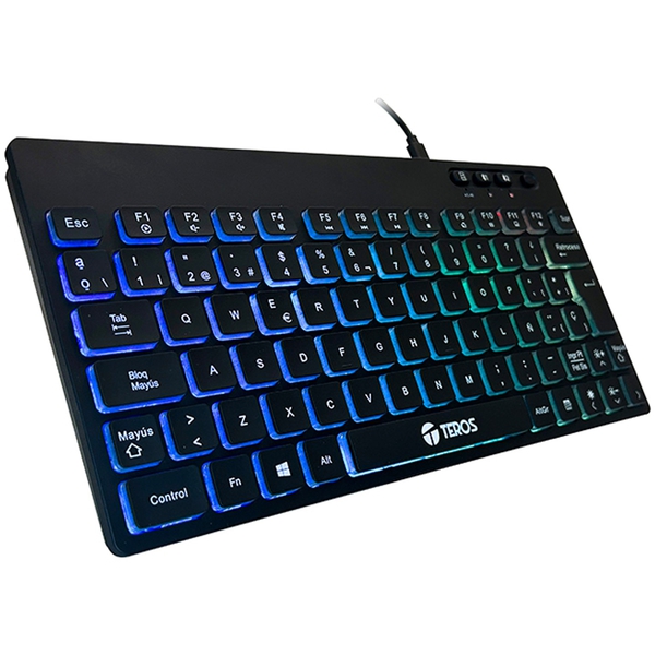 Teclado Gamer Inalambrico Teros TE-4066G Multimedia RGB