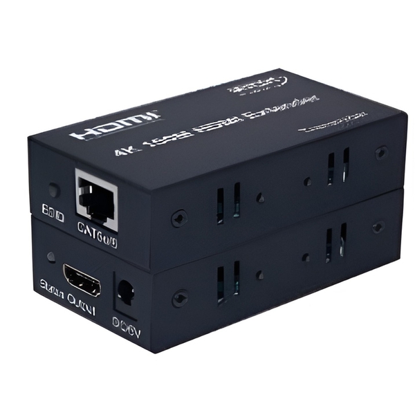 Extensor Activo HDMI Vía Ethernet Netcom Cat5E/6/7 100 Metros