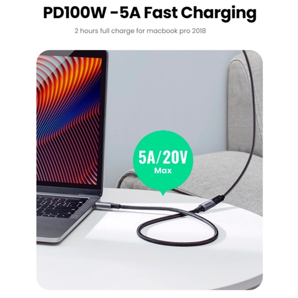 Cable Extensor USB C 3.1 Gen 2 Netcom 1 Metro PD 100W 4K