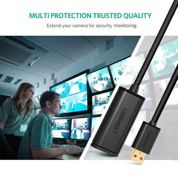 Cable Extensor USB 2.0 Activo Ugreen De 20 metros