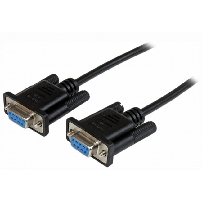 Cable Serial DB9 Hembra a DB9 Hembra De 1.80 Metros Trautech