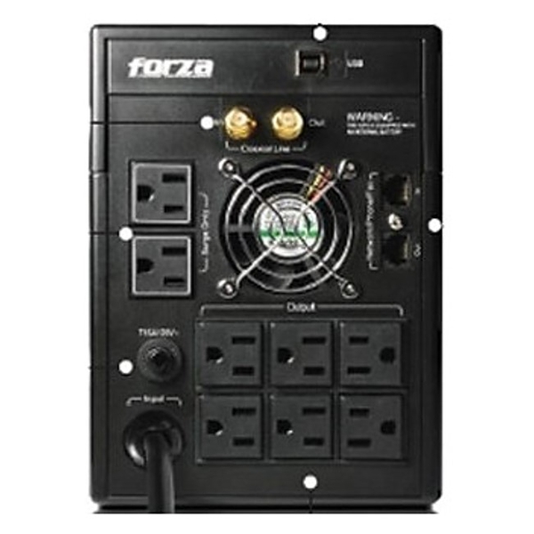 UPS Interactivo Forza FX-1500LCD-U 840W 1500VA 8 Tomacorrientes