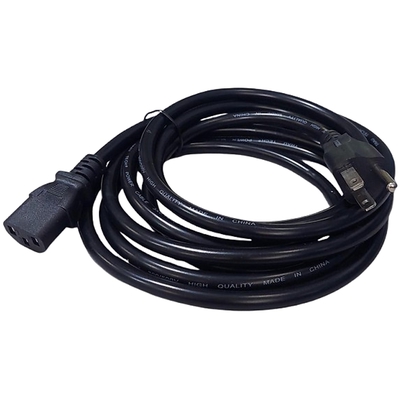 Cable De Poder C13 a Nema 5-15P Trautech De 3 Mts 3*18 AWG