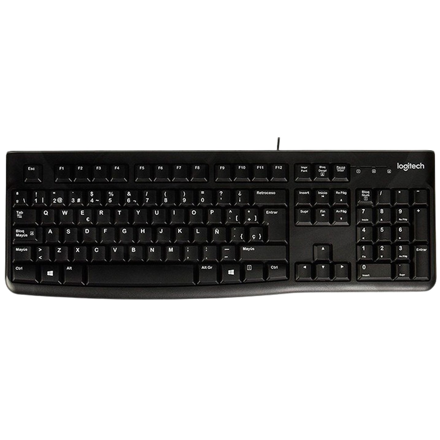 Teclado Logitech K120 USB Español Negro