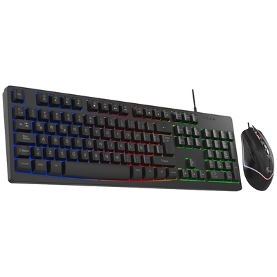 Kit de Teclado y Mouse Xtech XTK-530S Gaming USB Negro