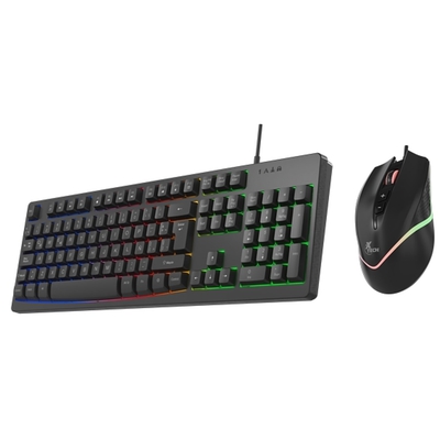 Kit de Teclado y Mouse Xtech XTK-530S Gaming USB Negro