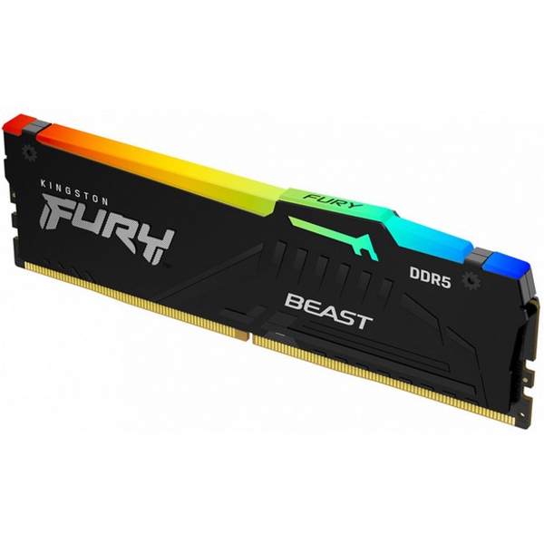 Memoria Kingston Fury Beast 8GB DDR5 5200MHz CL40 1.25V RGB
